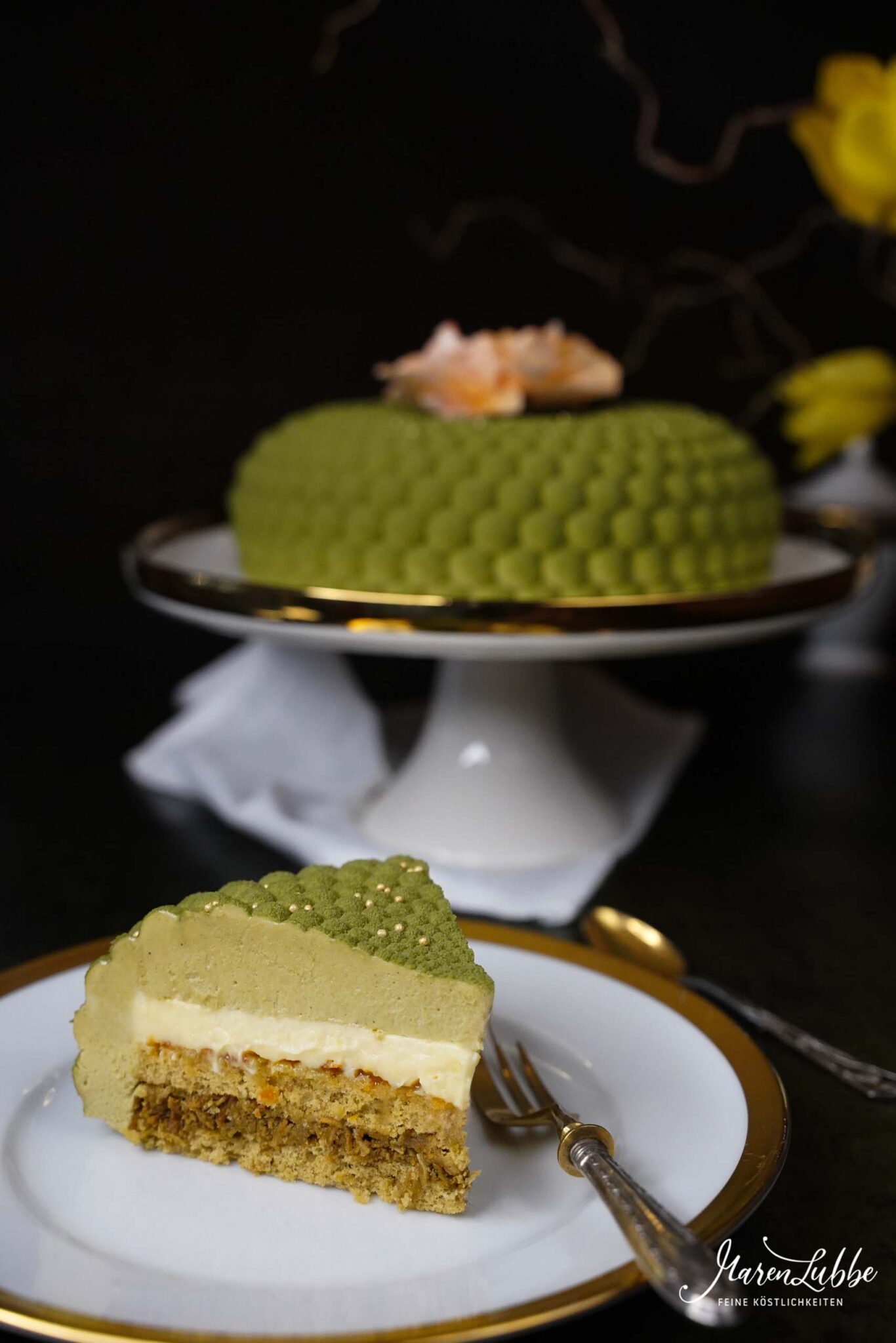 Pistazien-Orangen Torte „Dubai" Style - Maren Lubbe - Feine Köstlichkeiten